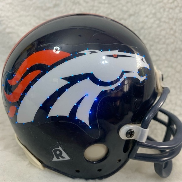 Riddell | Other | Denver Broncos Mini 6 Football Helmet Riddell 999 ...